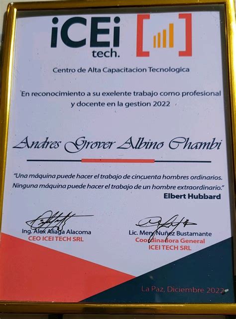 Icei Oportunidad Fullstackdeveloper Andrés Grover Albino Chambi