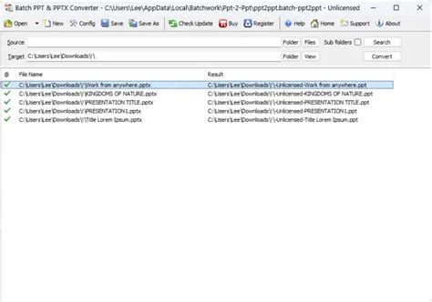 How To Batch Convert Powerpoint Pptx Files To Ppt Vegaslide