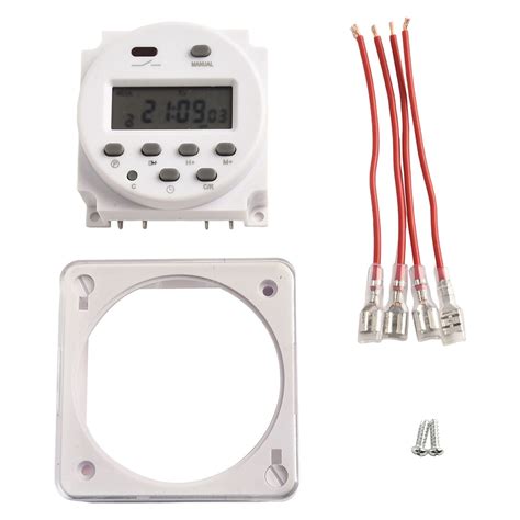 GLFS Billboard Timer LCD Time Switch Rechargeable Battery Backup 16 On Off Programs 12V