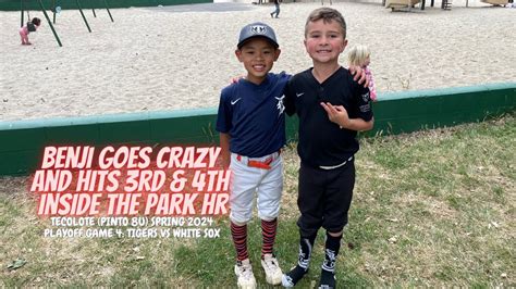 Benji Goes Crazy And Hits 3rd And 4th Inside The Park Hr Playoffs Gm 4