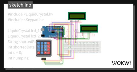 Keypad Logic Testing Wokwi Esp32 Stm32 Arduino Simulator