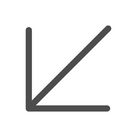 Arrow Bottom Left Vector Icons Free Download In Svg Png Format