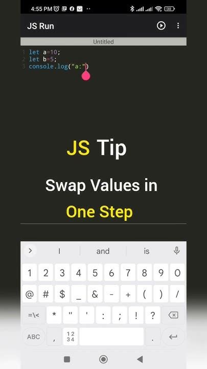 Swap Values In One Step In Javascript Destructuring Assignment For