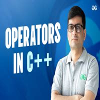 Operators In C GeeksforGeeks Videos