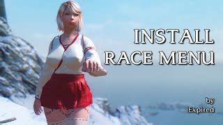 Cara Memasang Race Menu Untuk Skyrim At Skyrim Nexus Mods And Community