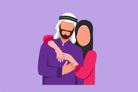 Premium Vector Character Flat Drawing Of Lovers Man And Woman Hugging