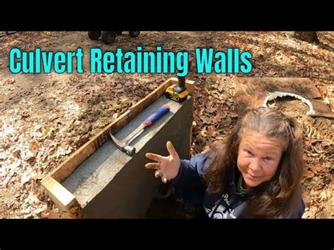 Retaining Wall Around Driveway Culvert Culvert Retaining Wall Driveway