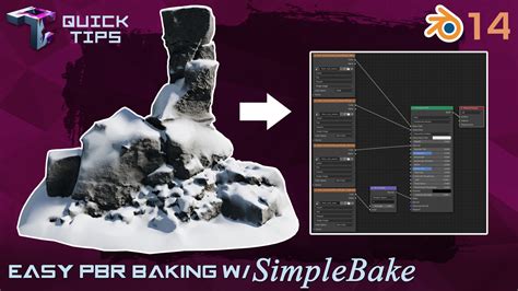 QUICK TIPS Simply Bake PBR Textures With SimpleBake Blender Add On BlenderNation Bazaar