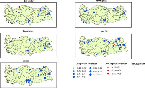 Spatial And Temporal Distribution Of The Correlations Between The Download Scientific Diagram