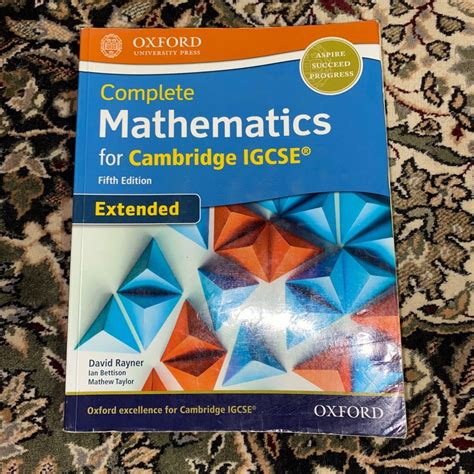 Extended Mathematics For Cambridge Igcse Fifth Edition Hobbies And Toys Books And Magazines
