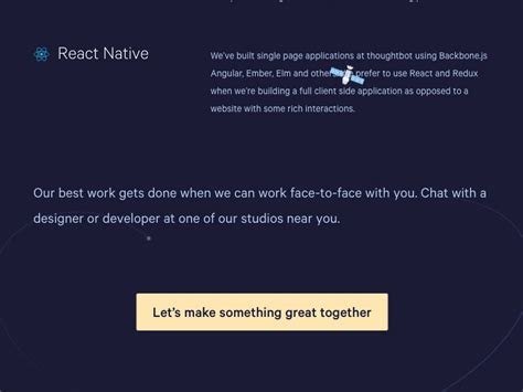 Science Robots Space Reactjs By Cole Townsend For Thoughtbot On Dribbble