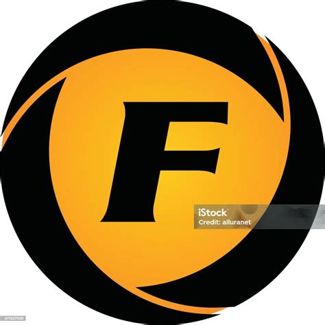 Dynamic Rotation Initial F Stock Illustration Download Image Now Business Business Finance