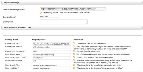 Configuring Secondary User Store Wso2 Api Manager Documentation 3 1 0