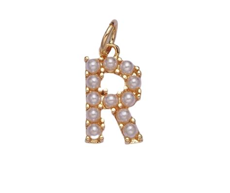 Pearl R Initial Get Lucky Charmed