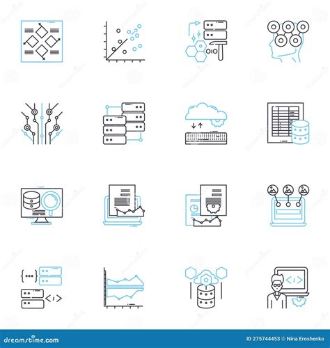 Guidelines Line Vector Icons And Signs Rule Procedure Protocol Code Standard Regulation