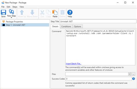 Uninstall Microsoft Net All Versions Pdq Deploy And Inventory Help Center