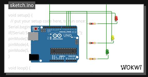 Lampu Lalu Lintas Wokwi Esp32 Stm32 Arduino Simulator