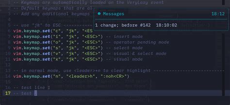 How To Make LazyVim To Undo Changes Made In The Current Session Only