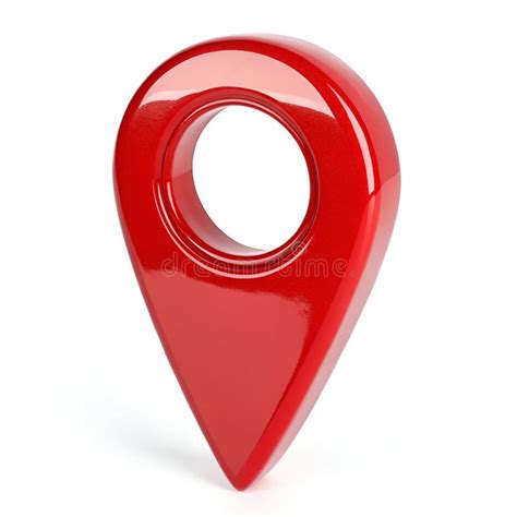 Red Glossy Map Pointer Stock Illustration Illustration Of Marker