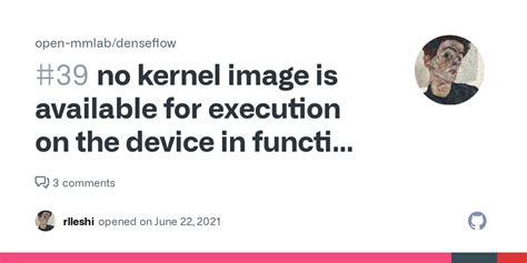 No Kernel Image Is Available For Execution On The Device In Function