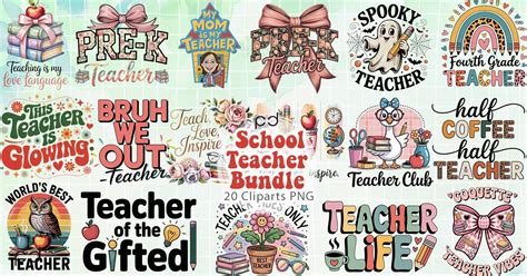 School Teacher Graphics Bundle Bundle · Creative Fabrica