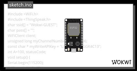 Thingspeak Wokwi Esp32 Stm32 Arduino Simulator