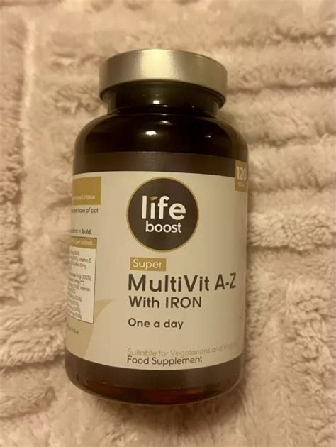 Life Boost~ Super Multivit A Z With Iron Multivitamin Complex 120 Tablets~ New £9 99 Picclick Uk