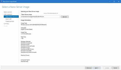 create a nano server using the nano server image builder thomas maurer
