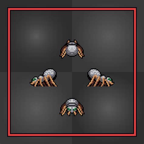 Making The Monsters Topdown Spiders Monster Pack 02 By Admurin