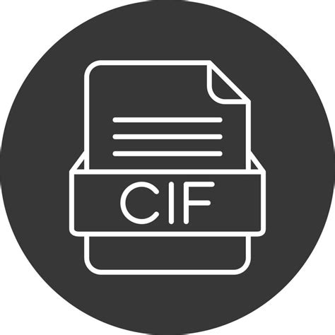 CIF File Format Vector Icon 30748722 Vector Art At Vecteezy