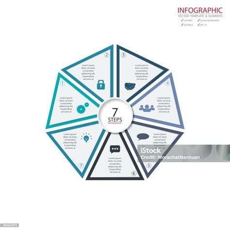 벡터 원형 화살표 인포 그래픽을 설정합니다 다이어그램 그래프 프레 젠 테이 션 및 차트에 대 한 템플릿 옵션 부품 단계 또는