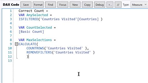 Power Bi Slicers Tutorial Counting Selections Correctly Master Data