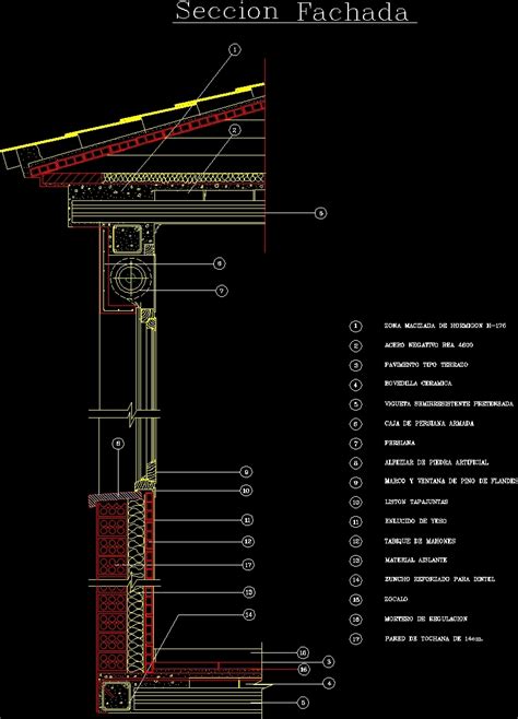 Wall Section Plan Detail Dwg File 45 Off