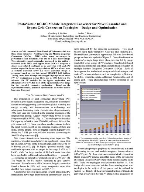 Photovoltaic Dcdc Module Integrated Converter For Novel Cascaded Pdf