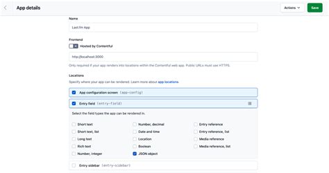 Building A Custom Contentful App For The Lastfm Api Contentful