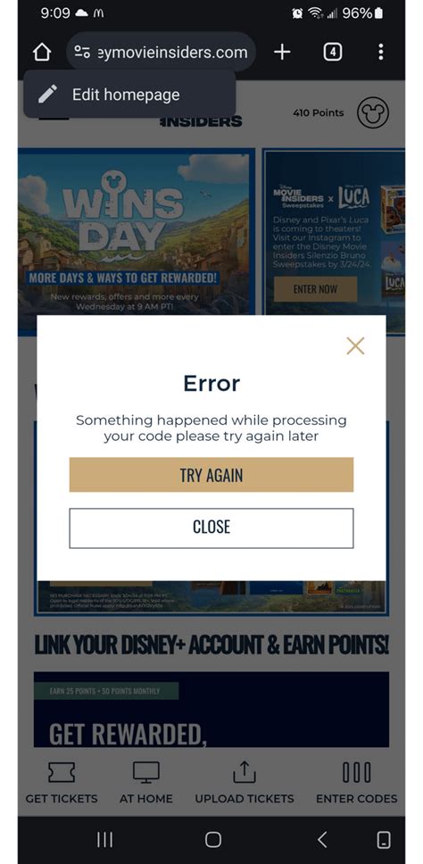 Error Processing Code Rdisneymovieinsiders
