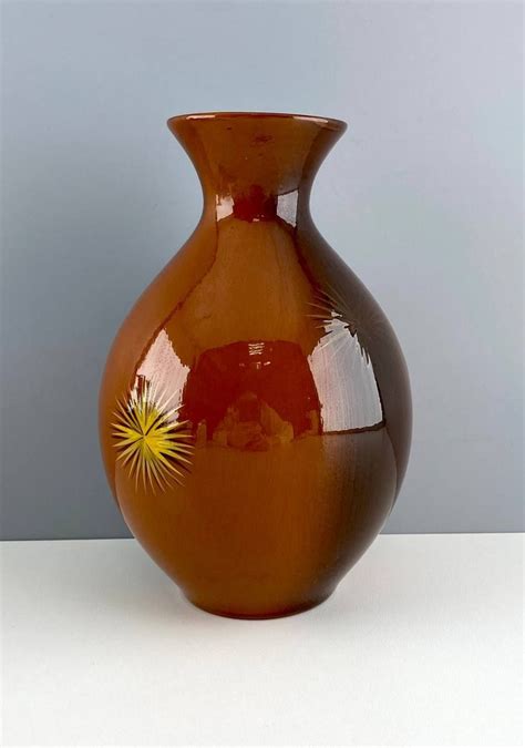 Винтажная ваза Солнечный одуванчик Керамика СССР 1980 е купить по низким ценам в интернет