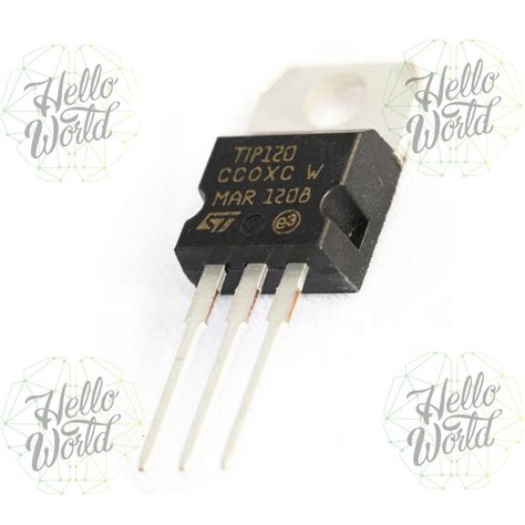 Transistor Darlington Tip120 Npn Hello World Electronics