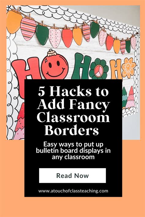 5 Hacks To Add Fancy Classroom Borders The Easy Way — Stephanie Nash A Touch Of Class Teaching