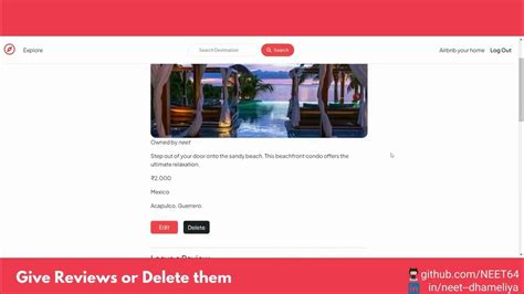 wanderhome airbnb clone node js project youtube