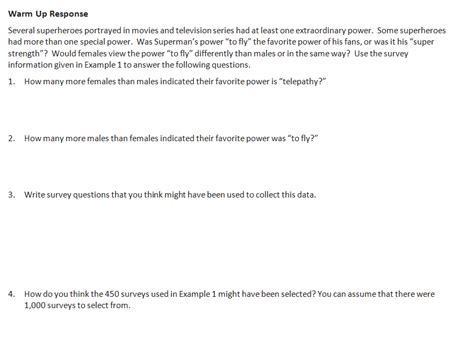 Lesson 211 Bivariate Categorical Data Algebra 1 With Mr Eoff