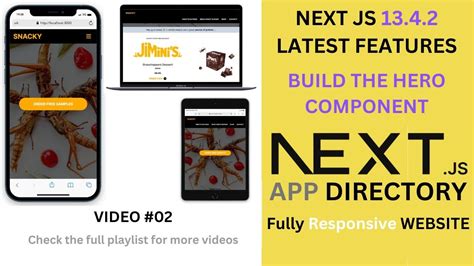 Next Js 13 Project Build The Hero Component Section Video 25