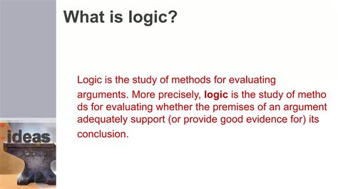 1 Introductio Thinking Reasoning Logic Argument Fallacies Pptx