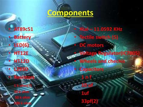 Rf Based Wireless Robot Using 8051 Microcontroller Ppt