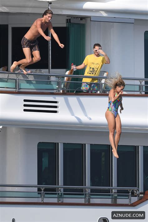 Rita Ora Sexy On A Yacht In Porto Cervo Italy Aznude
