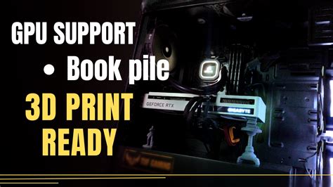 3d File Gpu Support Book Pile 3d Print Model 📚 ・3d Printing Template To Download・cults