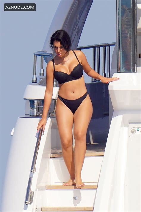 Georgina Rodriguez And Cristiano Ronaldo On A Yacht During Holidays In