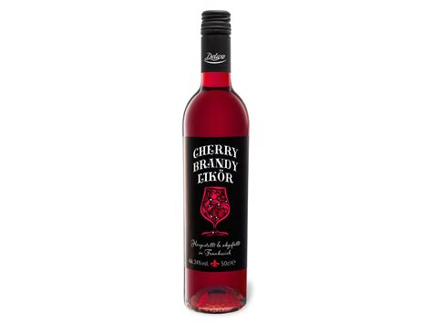 Angebot Lidl Deluxe Cherry Brandy Likör 24 Vol Lidl