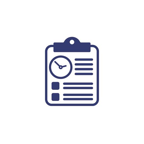Timesheet And Time Tracking Icon 21568416 Vector Art At Vecteezy