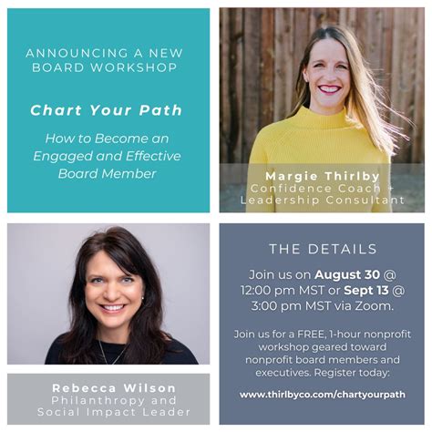 Looks Like A Great New Workshop Chart Your Own Path How To Become An Engaged And Effective